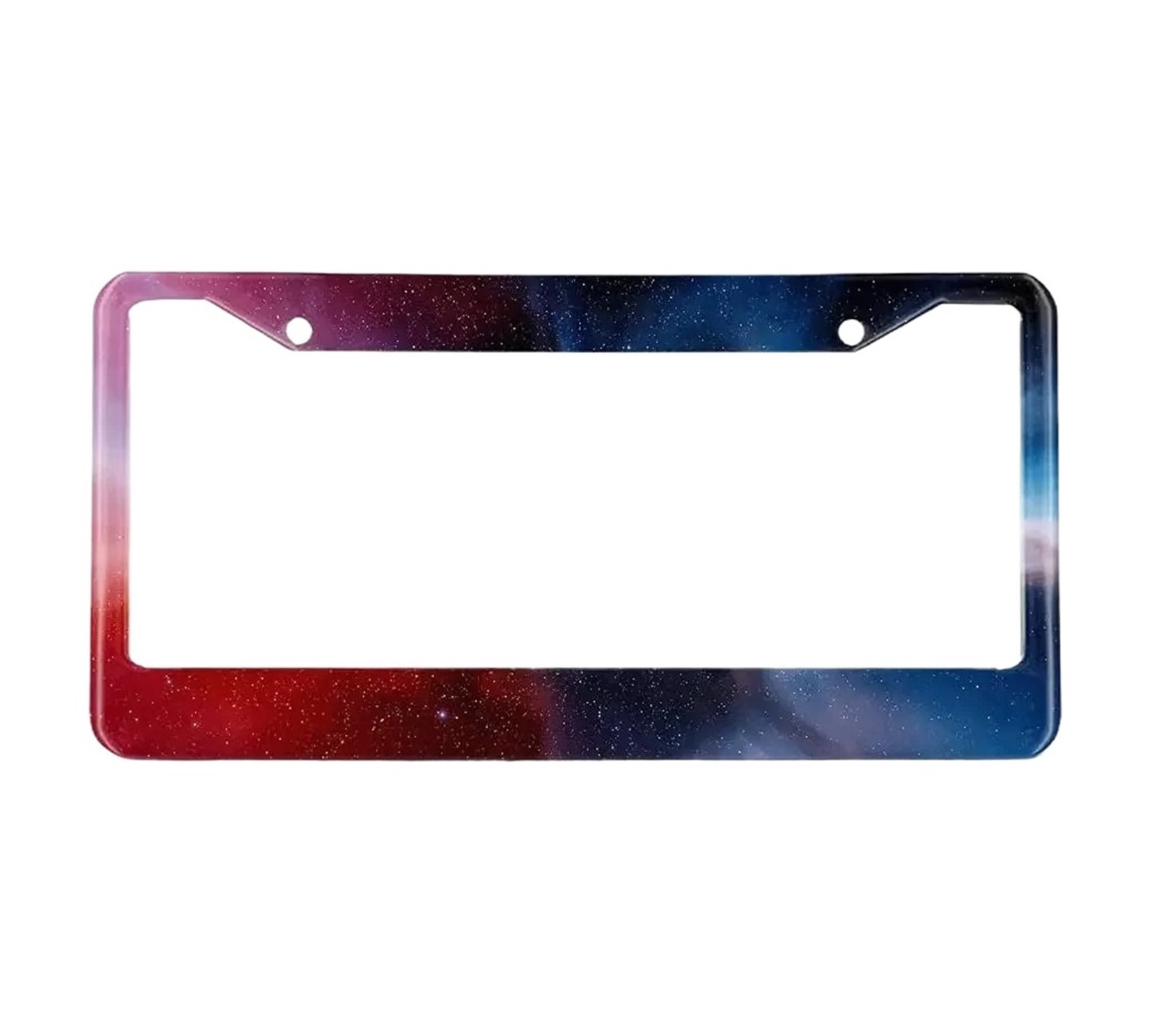 Beautiful Galaxy License Plate Frame Blue Space Car Frames License ...