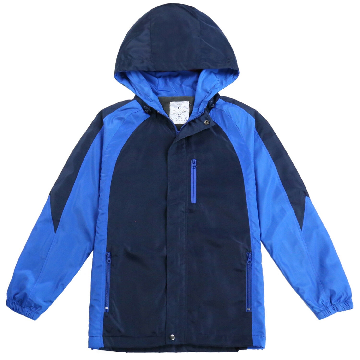 Beautiful Giant Mens Fleece Lined Windbreaker with Hood Warm Zip-Up Jacket Outerwear - Walmart.com
