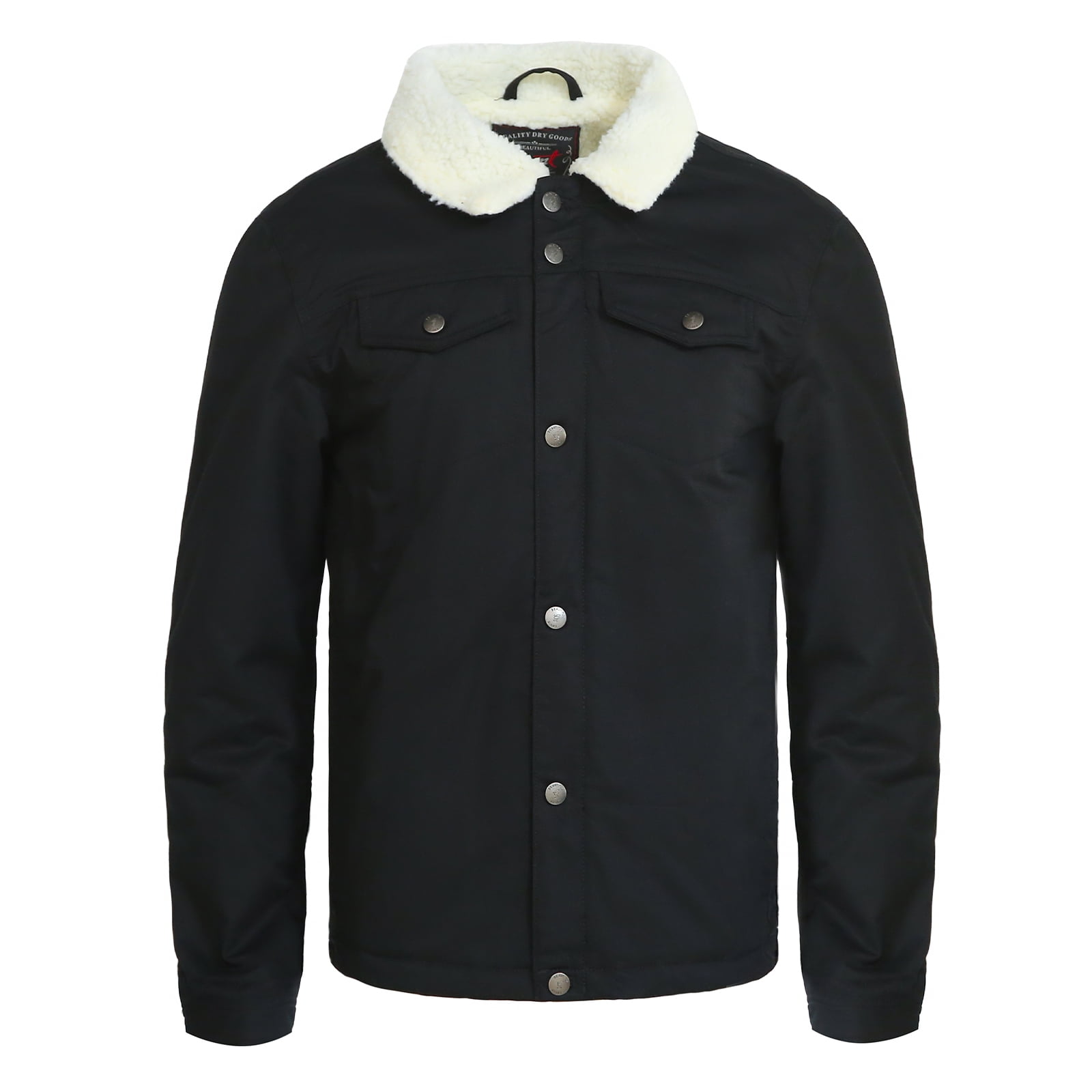 Beautiful Giant Military Style Men's Sherpa Collar Jacket Quiled Lining ...