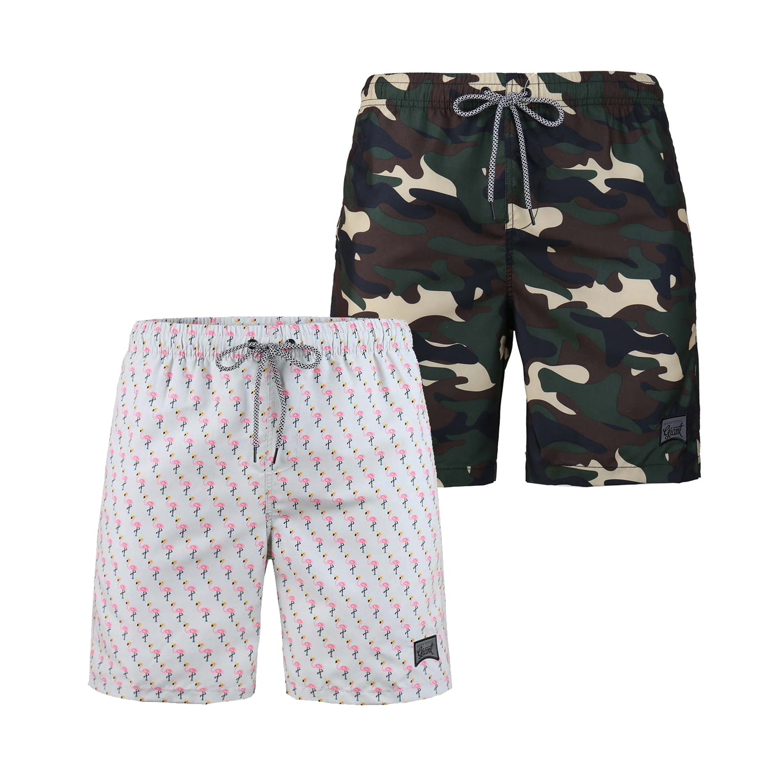 Beautiful Giant Polyester Men's Swim Trunks Quick Dry Hawaii Style ...