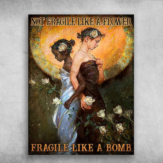 Beautiful Girl Flower Girl - Not Fragile Like A Flower Fragile Like A ...