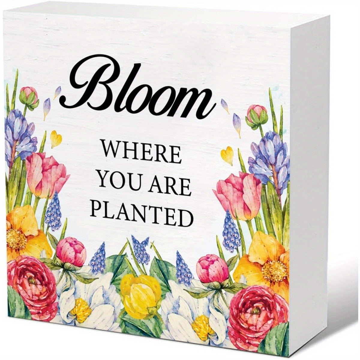 Beautiful Girl, You Can Do Hard Things Inspirational Wooden Box Sign ...