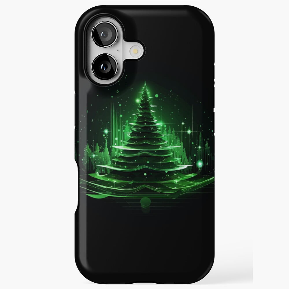 Beautiful Glowing Holiday Christmas Tree Design iPhone Case 11 to 17 ...