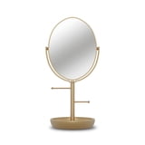 Beautiful Gold Vanity Mirror with Storage and Floral Design, 1X ...