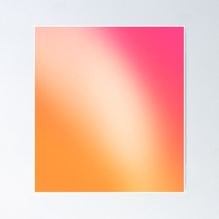 Beautiful Gradient Color UNFRAMED Poster, 18x24 - Walmart.com