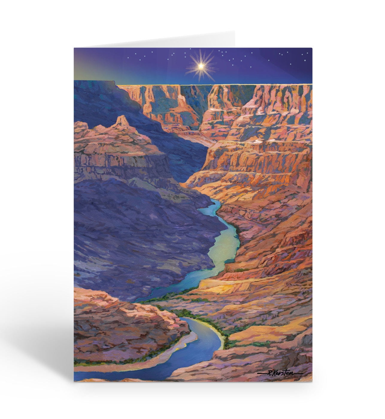 Beautiful Grand Canyon Christmas Card - 18 Cards and 19 Envelopes ...