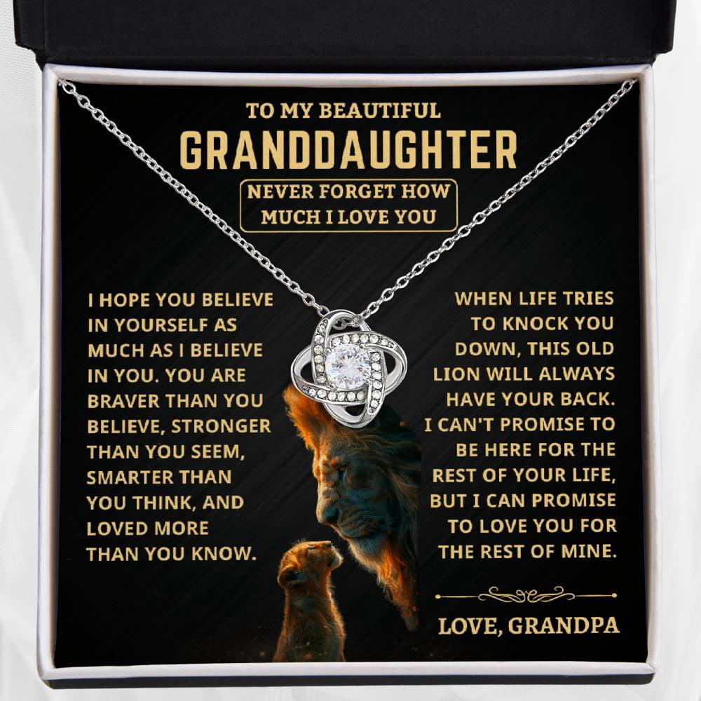 To My Beautiful Granddaughter This Old Lion Will Always Have Your Back ...