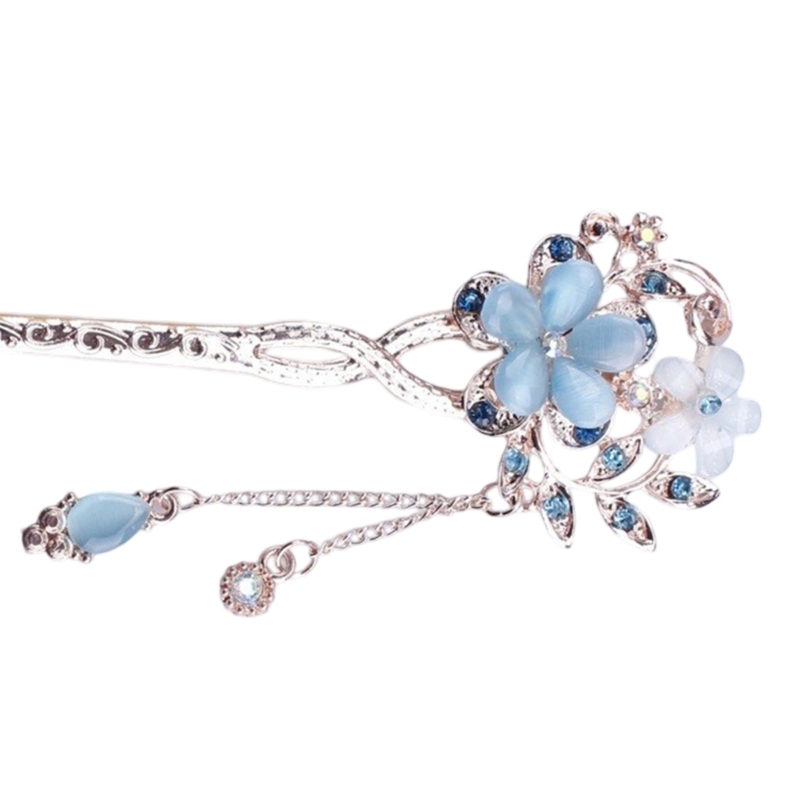 Beautiful Hair Stick Chinese Traditional Costume Elegant Crystal ...