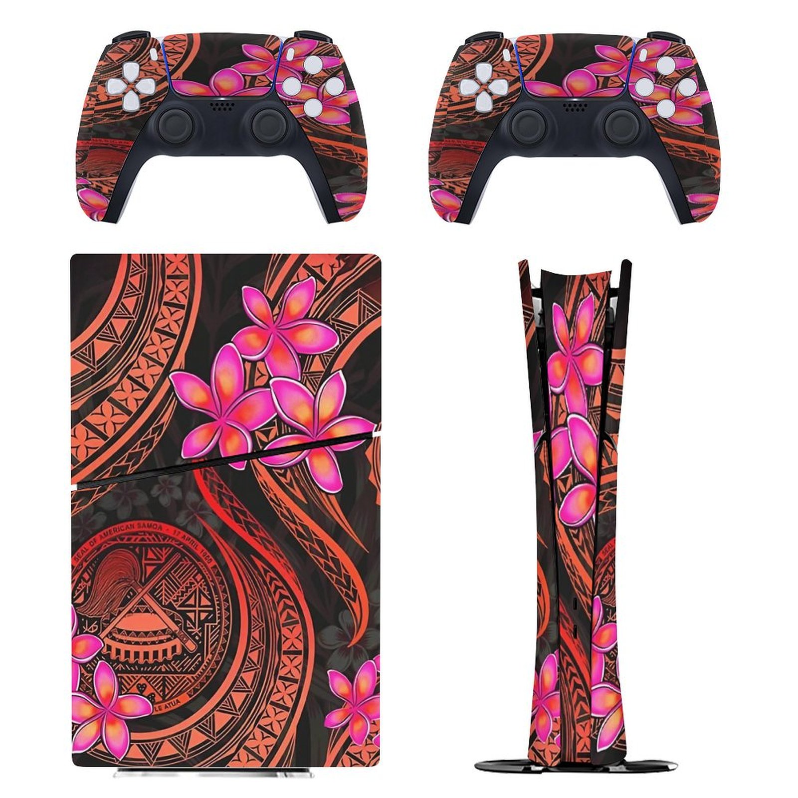 Beautiful Hand Drawn Floral Pattern PS5/PS5 Pro/PS5 Slim Digital Disc ...