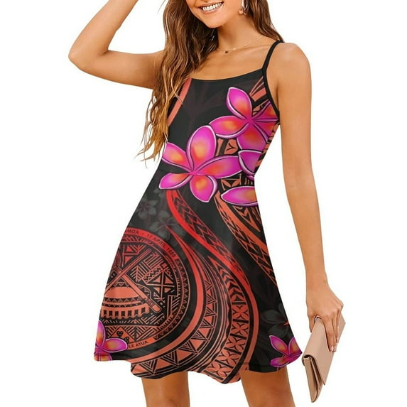 Beautiful Hand Drawn Floral Pattern Slip Dress Dress Summer Elegant ...