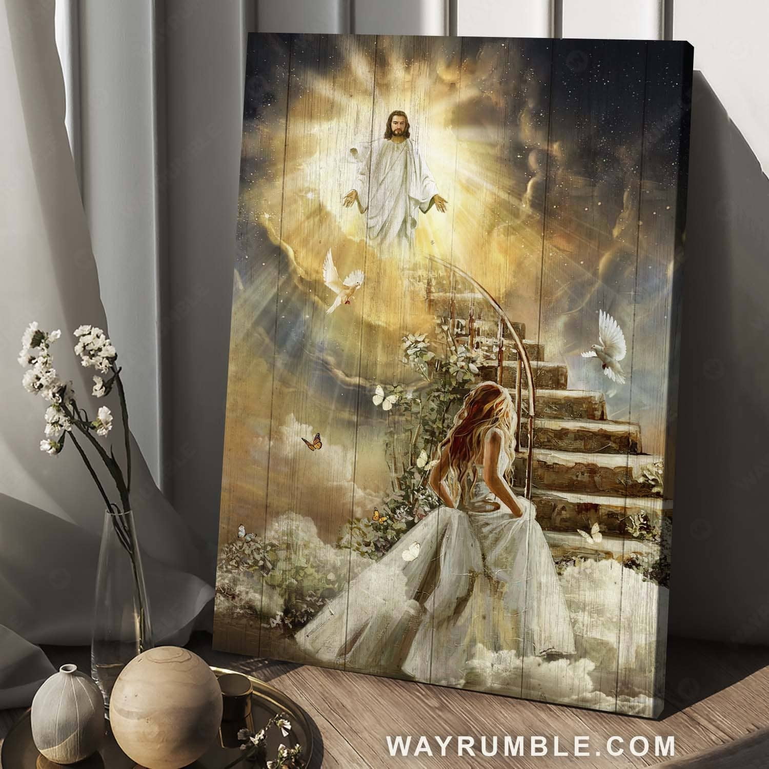 Beautiful Heaven, Holy Spirit Dove, Jesus Painting, Stair To Heaven ...