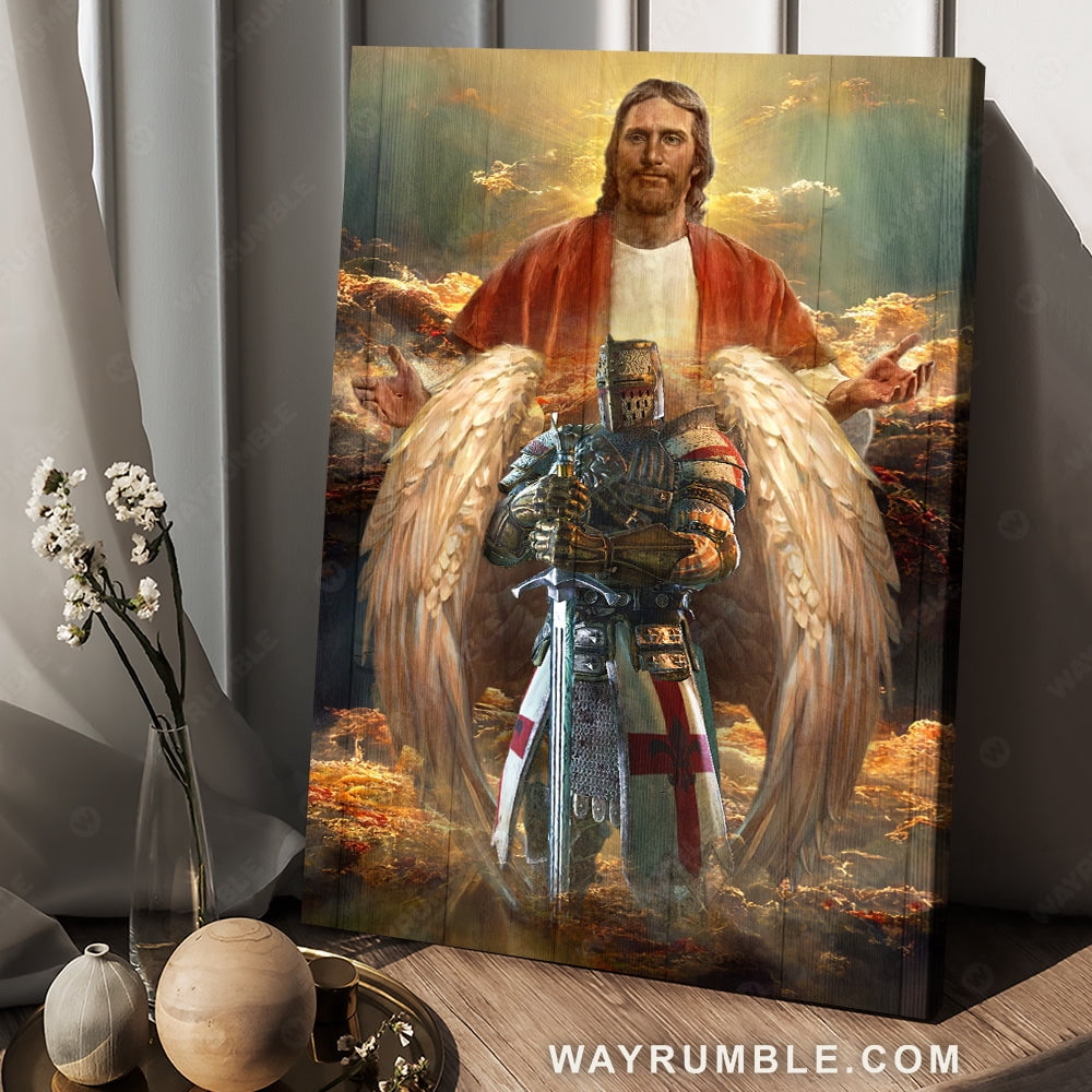 Beautiful Heaven, Warrior Of God, Jesus Painting, Amazing Angel Wings ...
