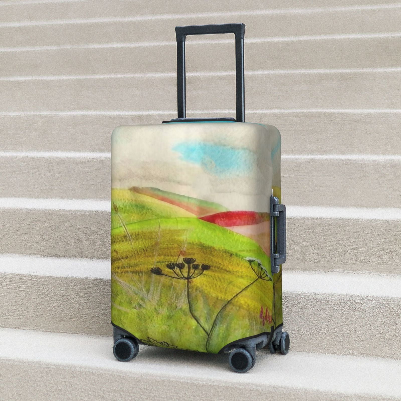 Beautiful Hills And Sky Luggage Covers Suitcase Cover Fashion Travel ...