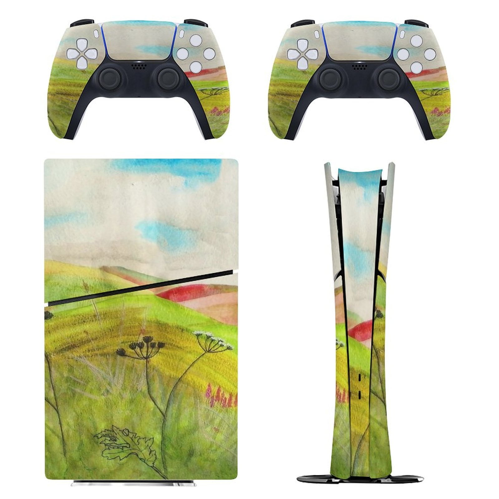 Beautiful Hills And Sky PS5/PS5 Pro/PS5 Slim Digital Disc Skin Sticker ...