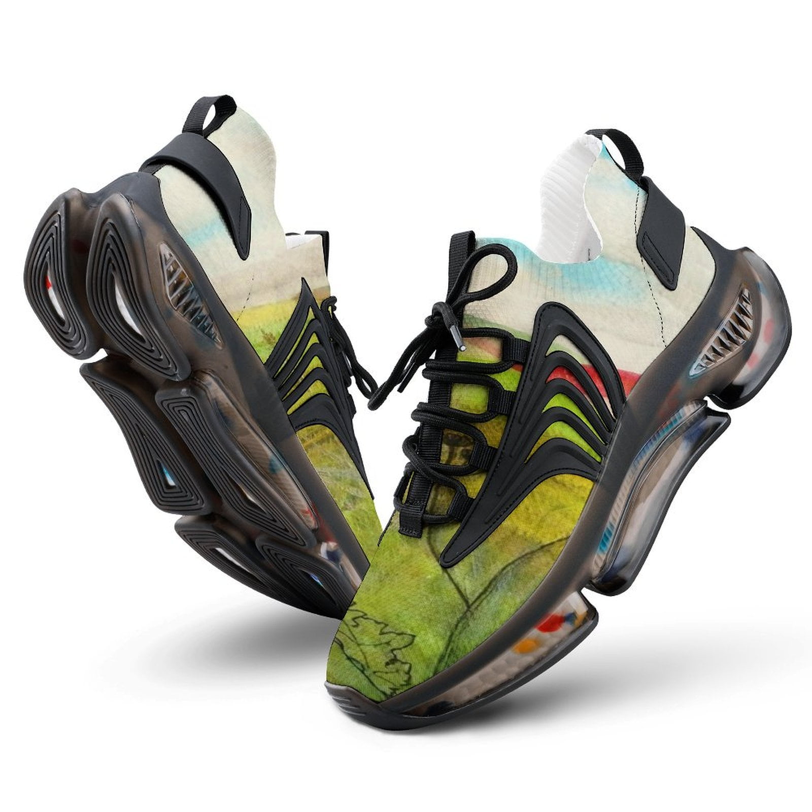 Beautiful Hills And Sky Walking Shoes for Men Woman Lightweight Tennis ...