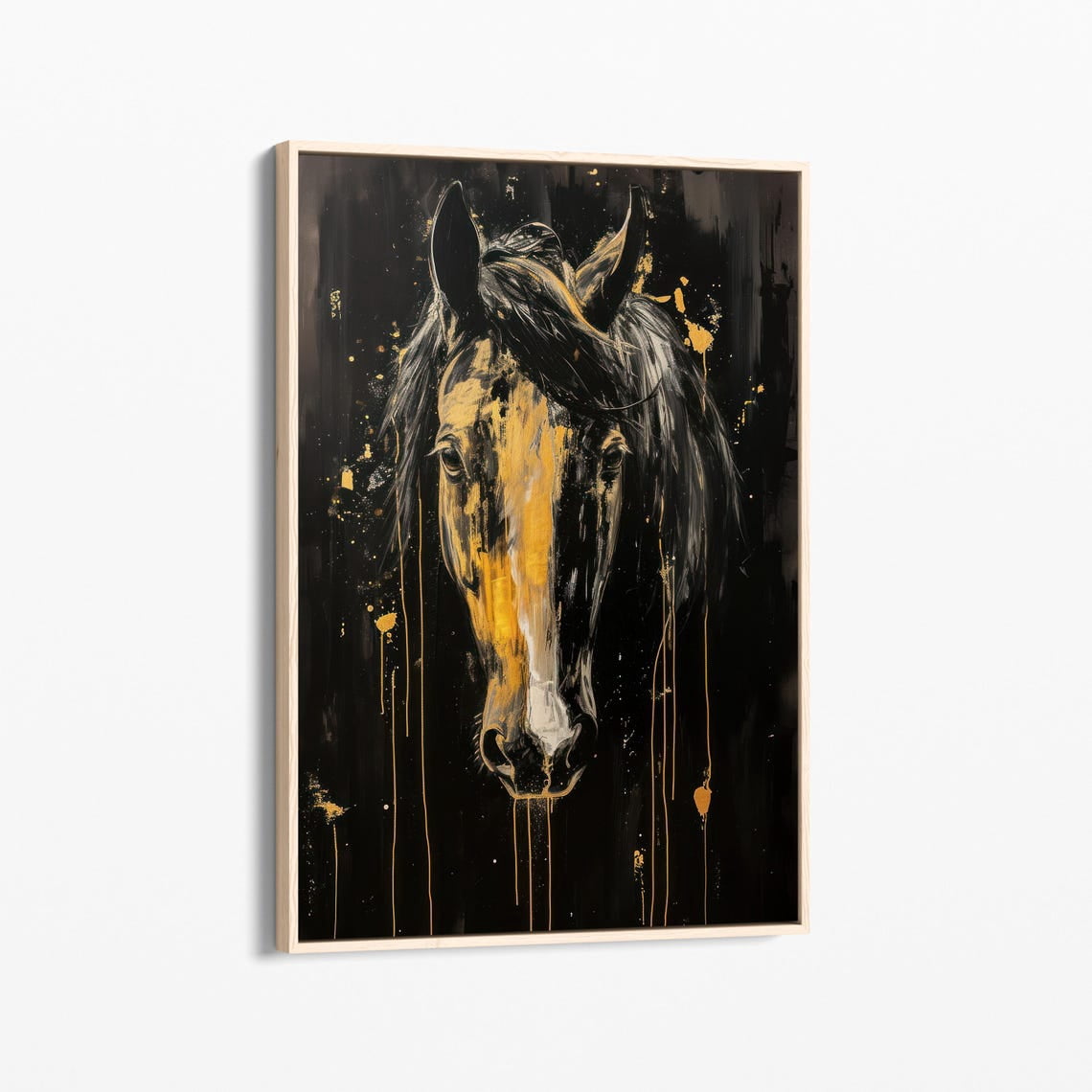 Beautiful Horse Print Horse Painting Art Original Horse On Abstract ...
