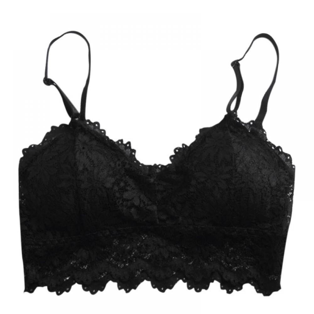 Beautiful Lace Bralettes for Women with Straps and Removable Pads ...