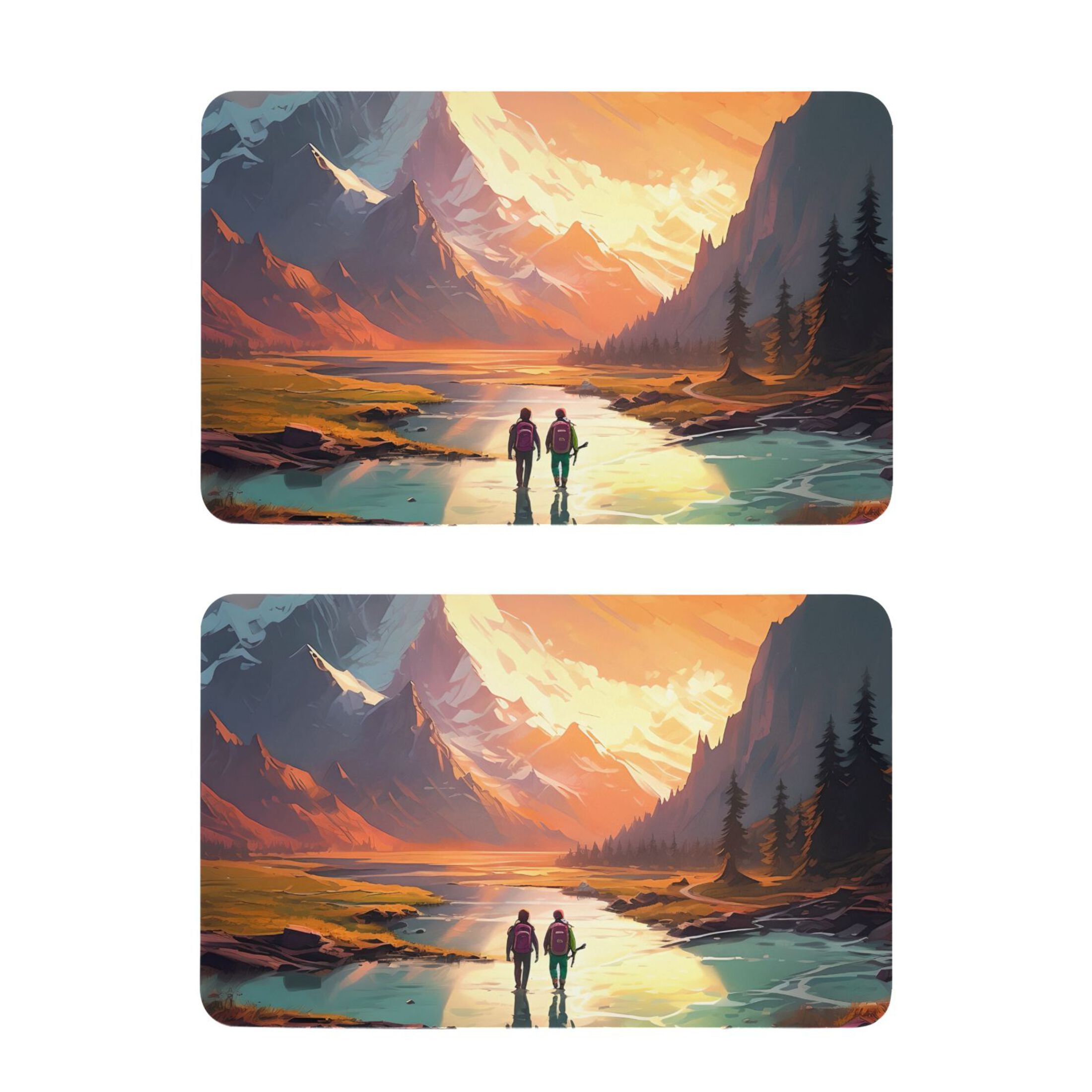 Beautiful Landscape Fridge Magnetic Sticker Refrigerator Magnets ...