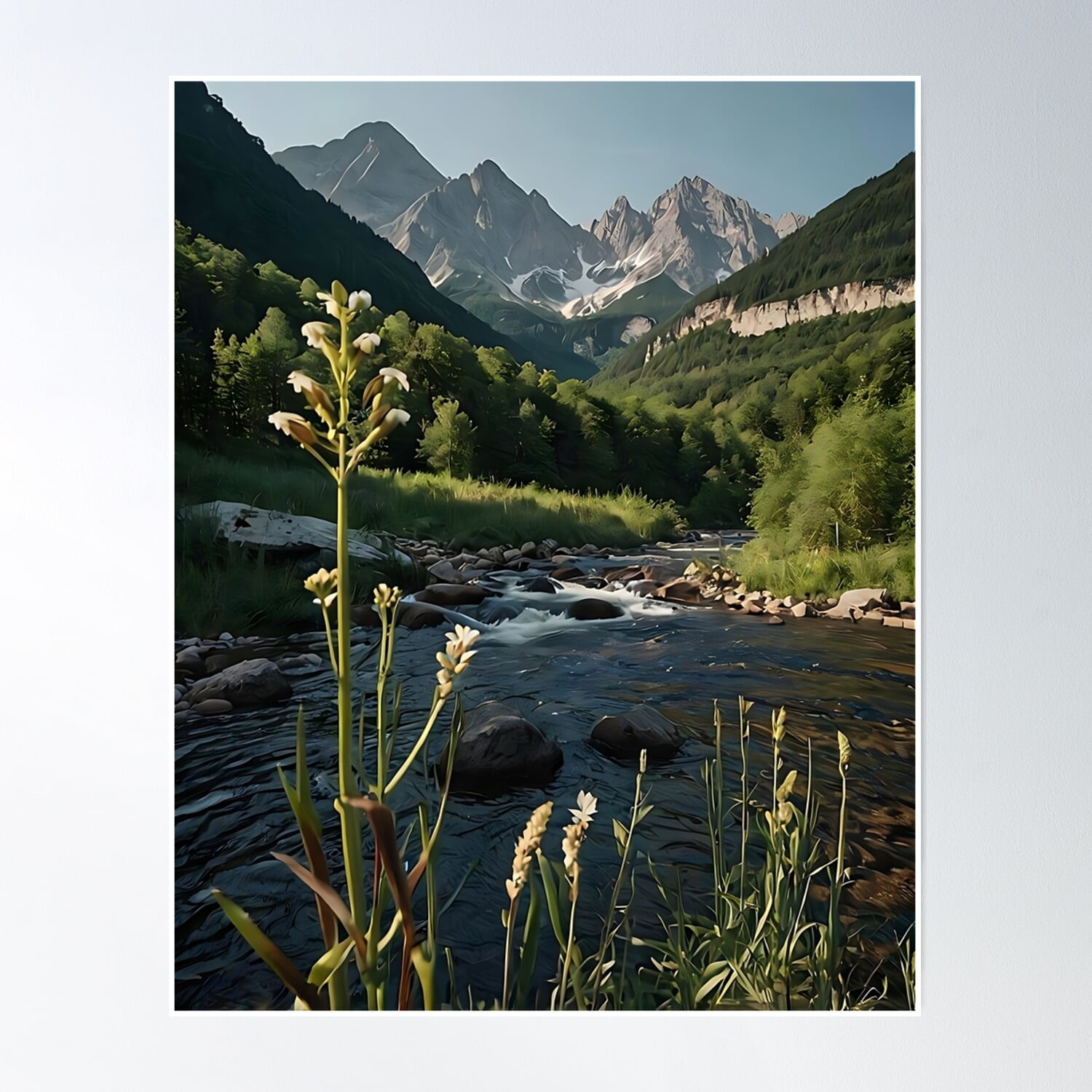 Beautiful Landscape Poster Wall Art, Modern Wall Decor, 8x12 UNFRAMED ...