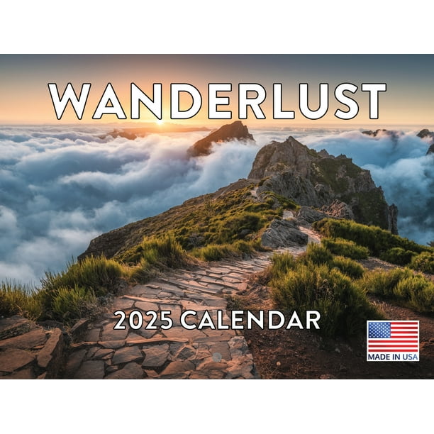 Beautiful Landscape Wanderlust Calendar 2025 Monthly Wall Calender 12 ...