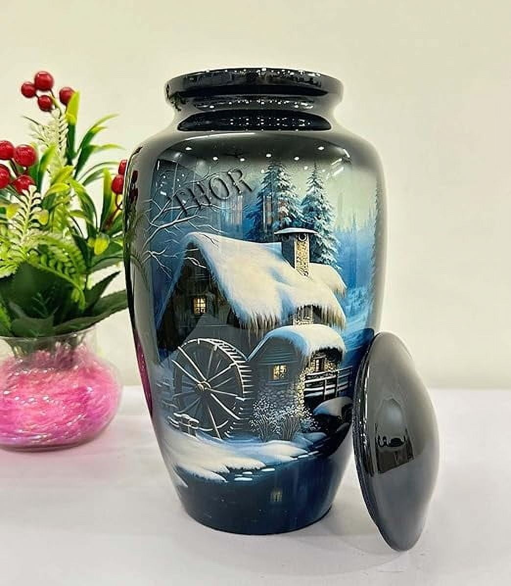 Beautiful Lighthouse Cremation Urn for Ashes Handcrafted ice House ...