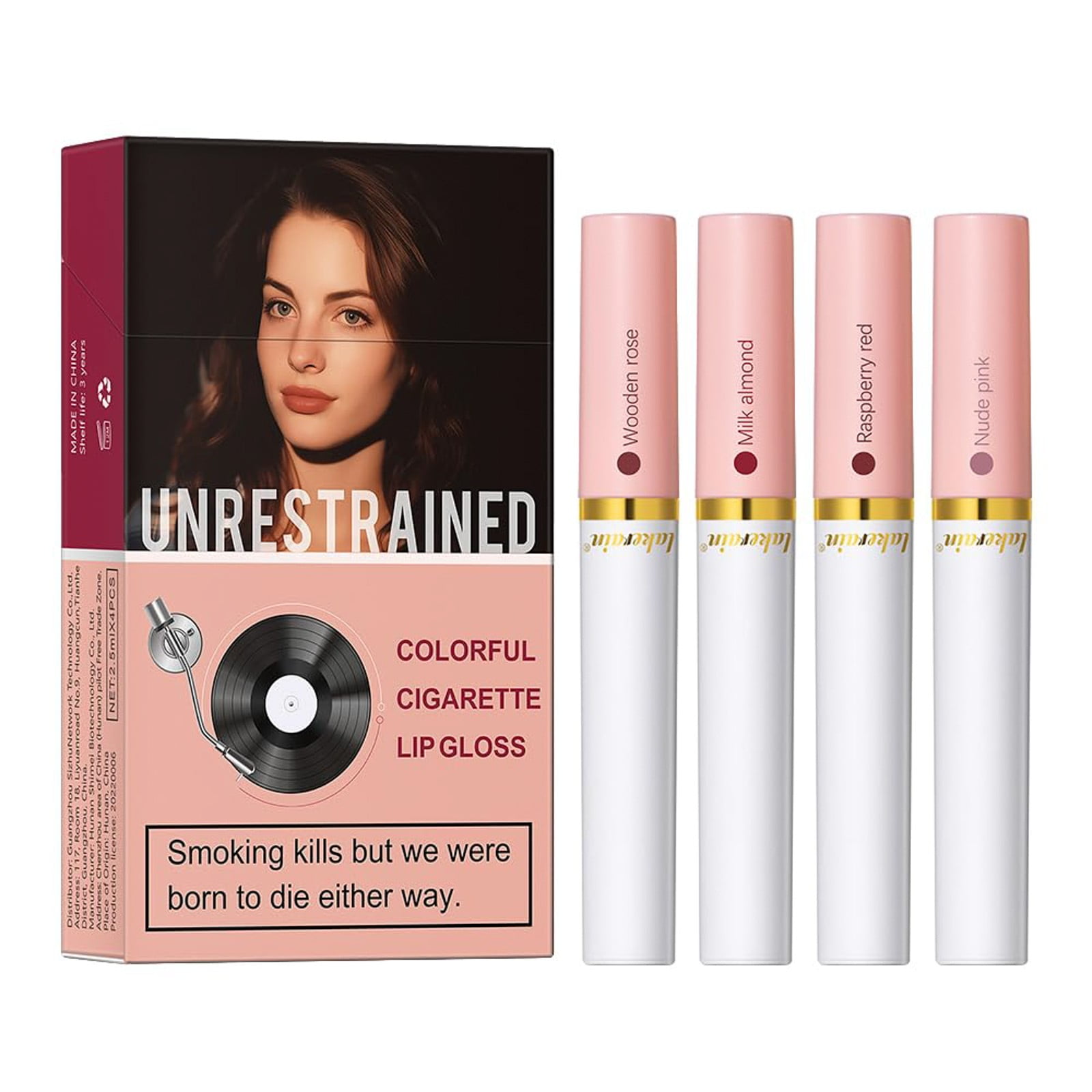 Beautiful Lipstick Set 4 Piece Non Sticky Tube Lip Color Collection ...