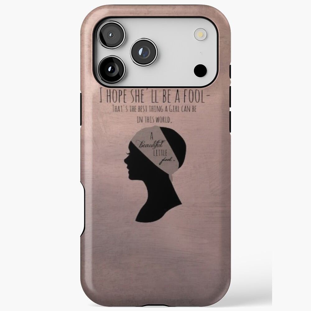 Beautiful Little Fool Text Art Quote iPhone Case 17 11 12 13 14 15 16 ...