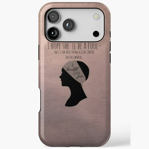 Beautiful Little Fool Text Art Quote iPhone Case 17 11 12 13 14 15 16 ...