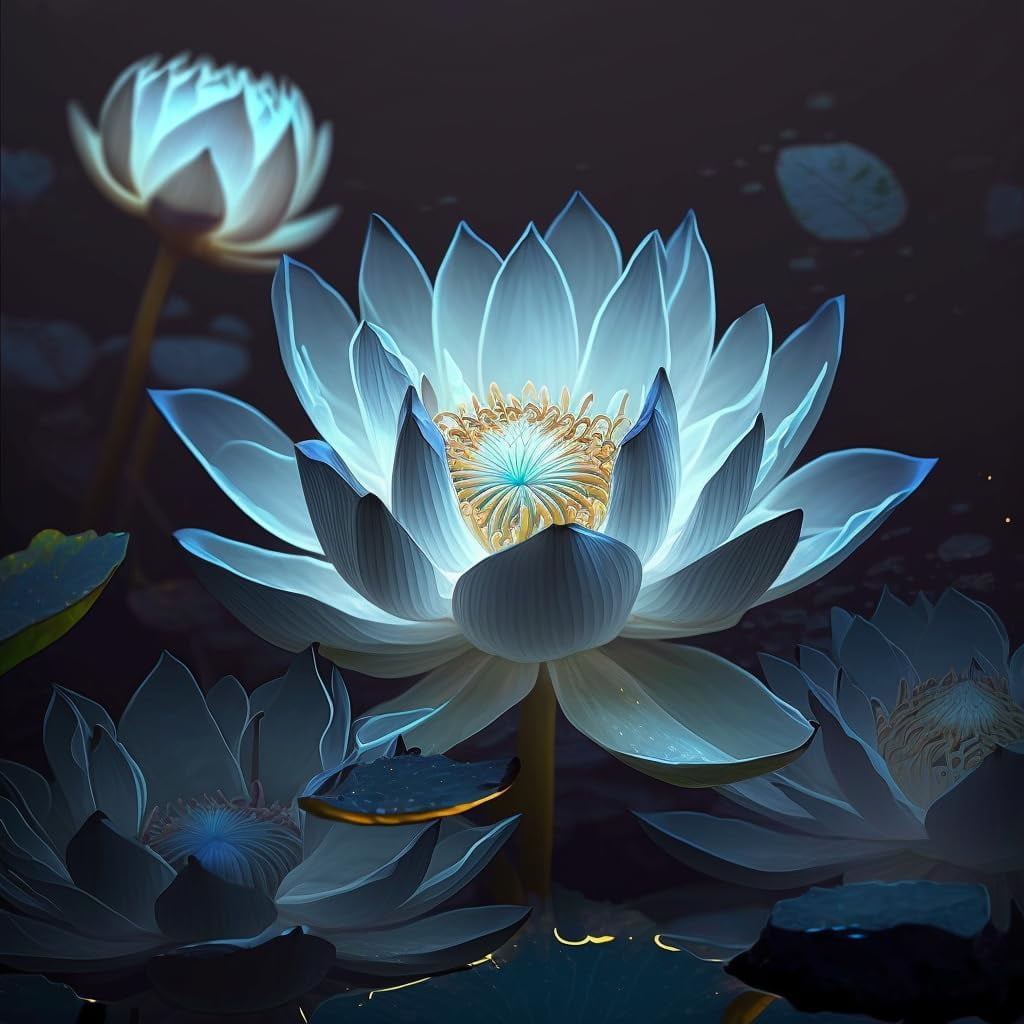 Beautiful Lotus Flower Puzzles for Adults 1000 Pieces, Impossible Hard ...