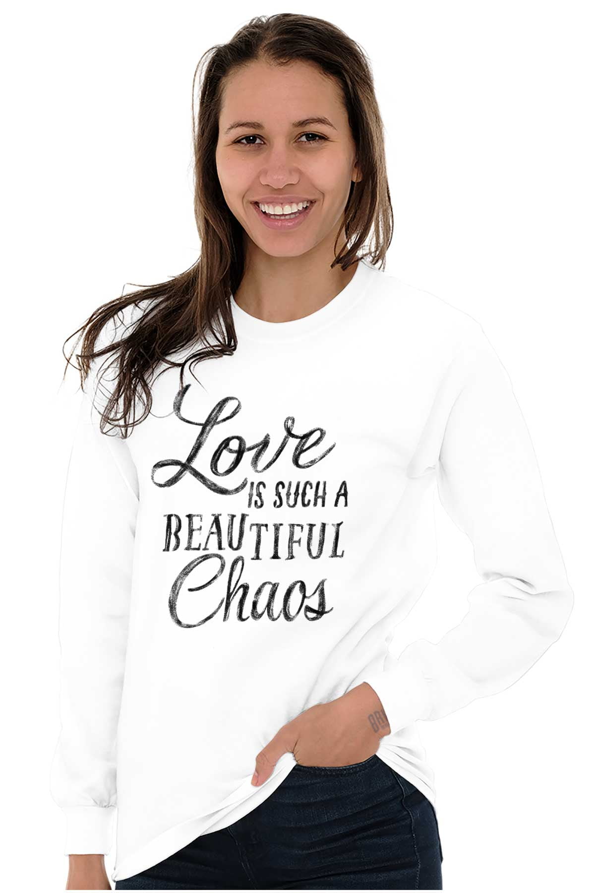 Beautiful Love Romance Poet Quote Women's Long Sleeve T Shirt Brisco ...