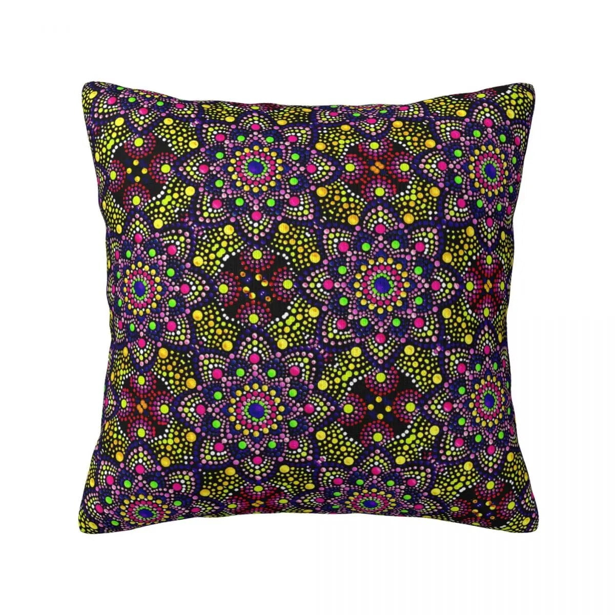 Beautiful Mandala Pillowcase Vintage Floral Hug Zipper Summer Kawaii ...