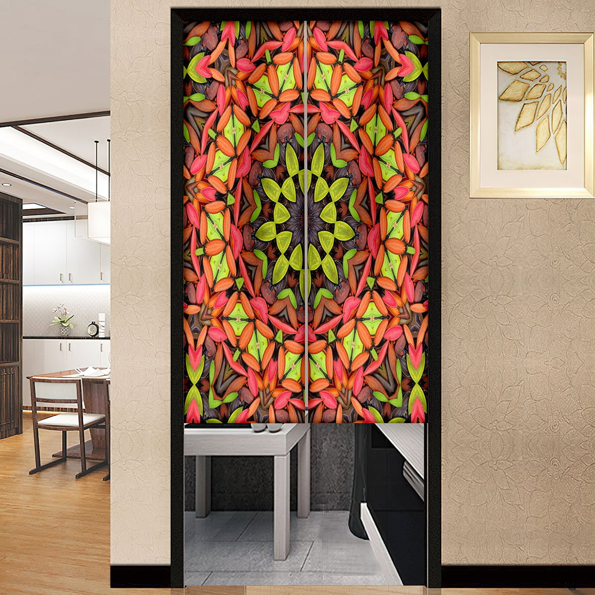 Beautiful Mandala Print Door Curtain Traditional Chinese Panel Japanese ...