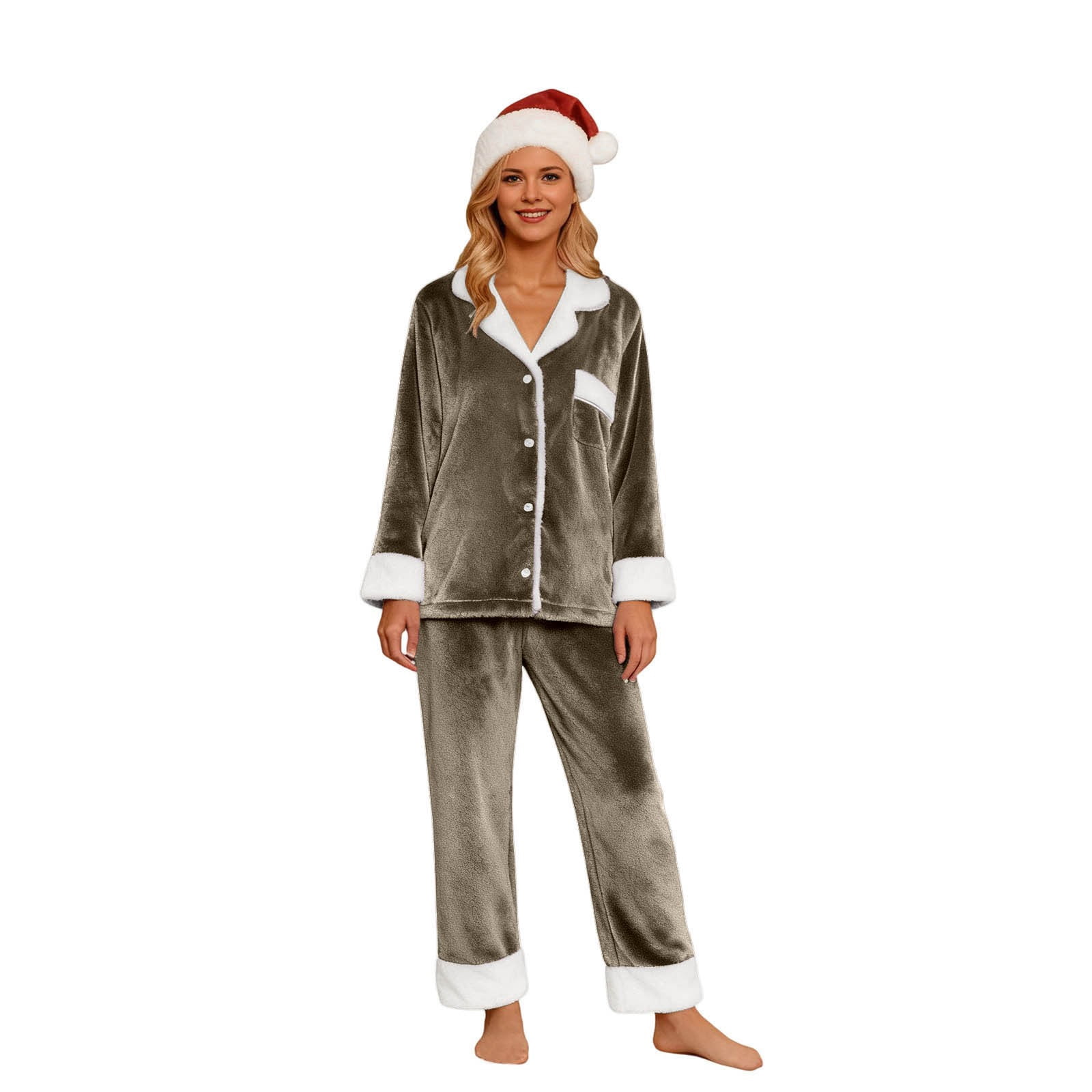 Beautiful Matching Christmas Pjs for Family Classic Christmas Print ...