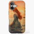 Beautiful Mermaid Painting Soft Water Glow Case with iPhone 17 to 11 ...