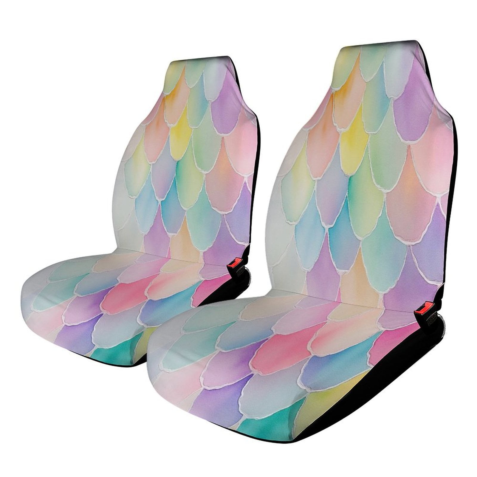 Beautiful Mermaid Scales Car Seat Covers Front Seats Universal Fit for ...