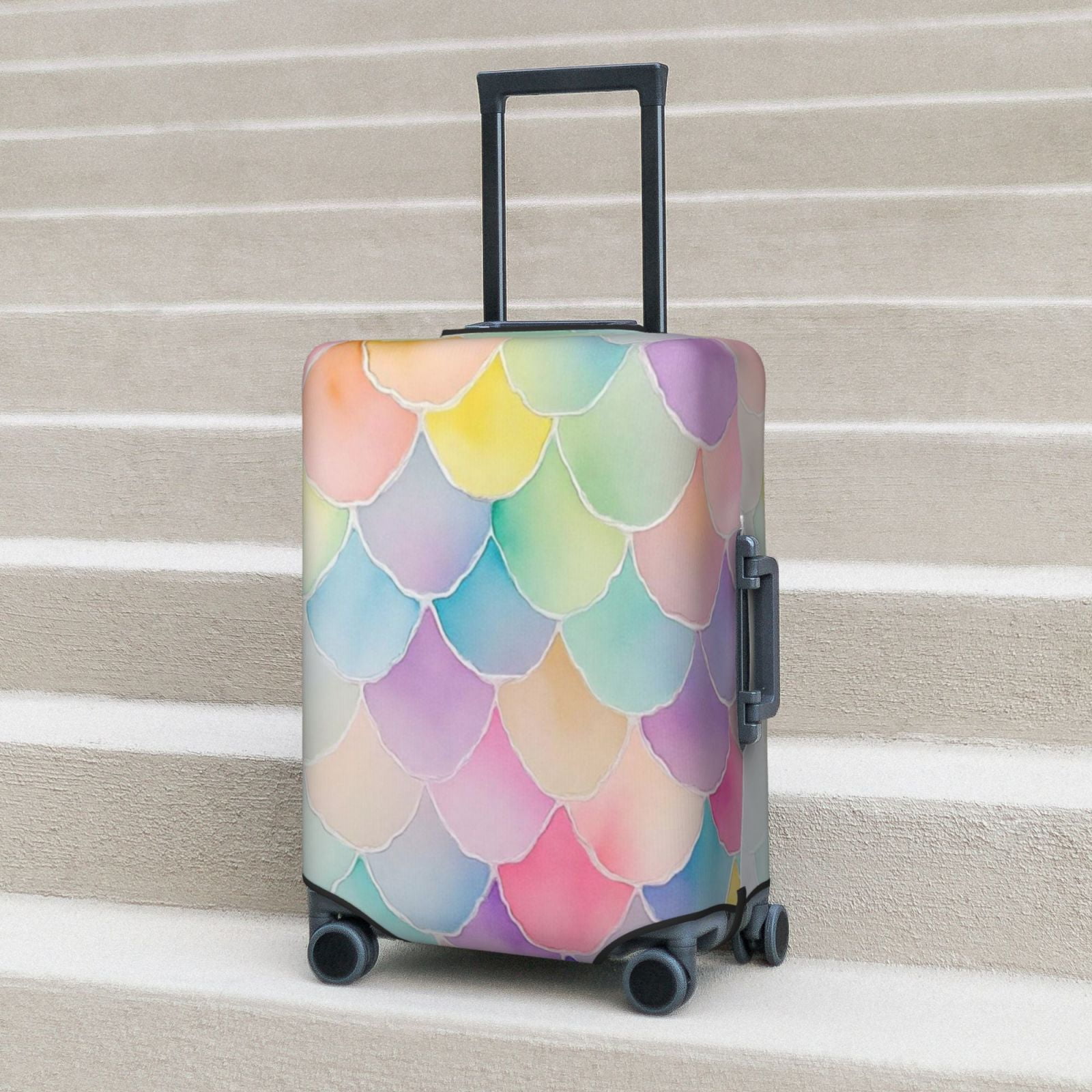 Beautiful Mermaid Scales Luggage Covers Suitcase Cover Fashion Travel ...