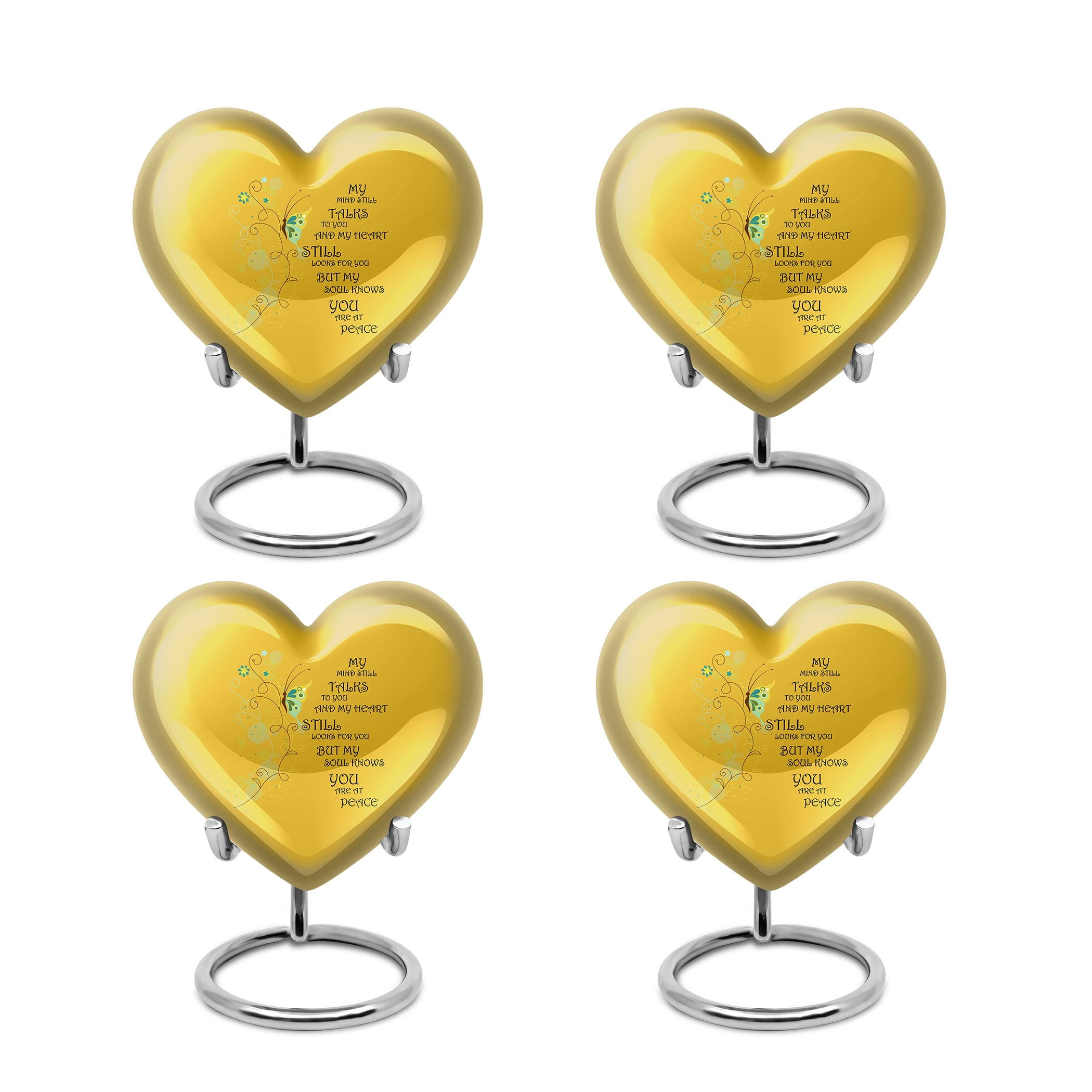 Beautiful Message On Yellow Urn Urns For Adult Female - Urns For Human ...