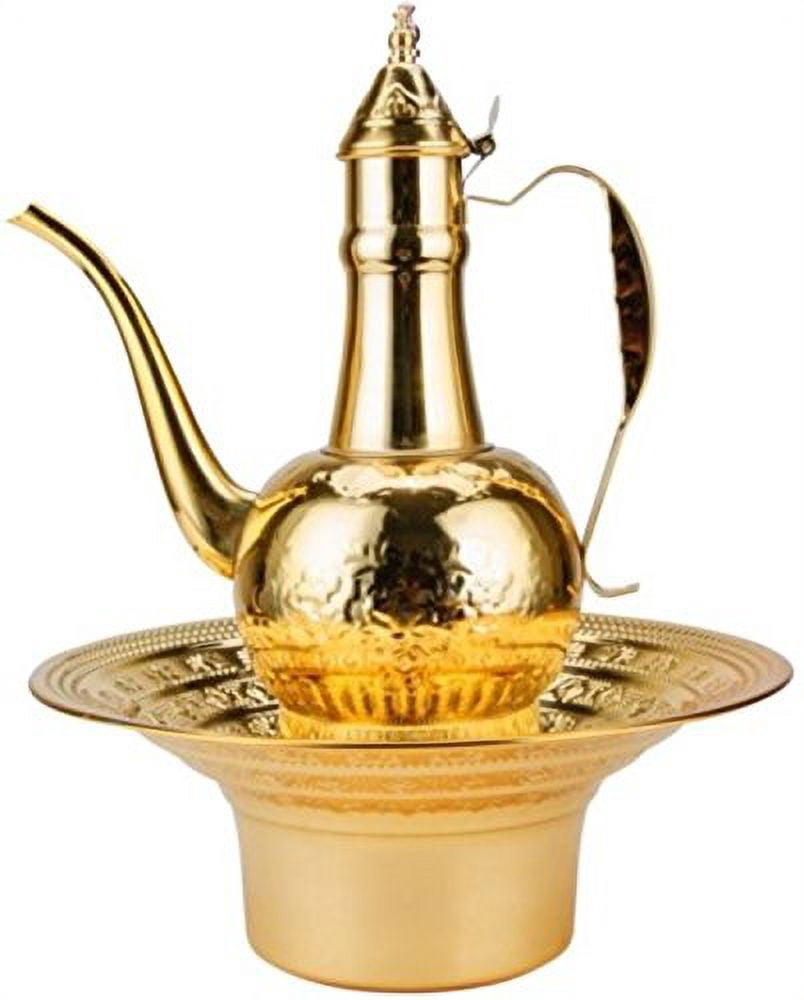 Beautiful Middle Eastern Indian Persian Style Gold Finished Tea Kettle ...
