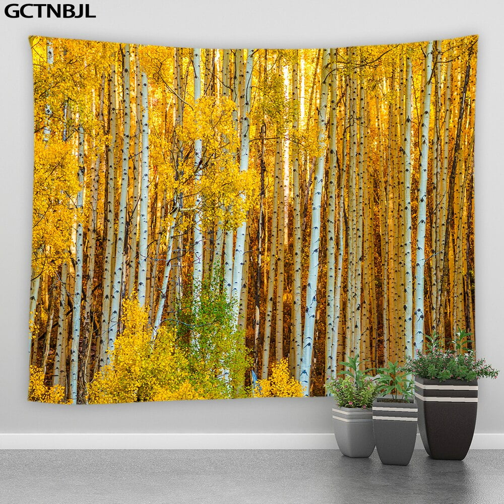 Beautiful Natural Forest Landscape Large Wall Tapestry Cheap Hippie ...
