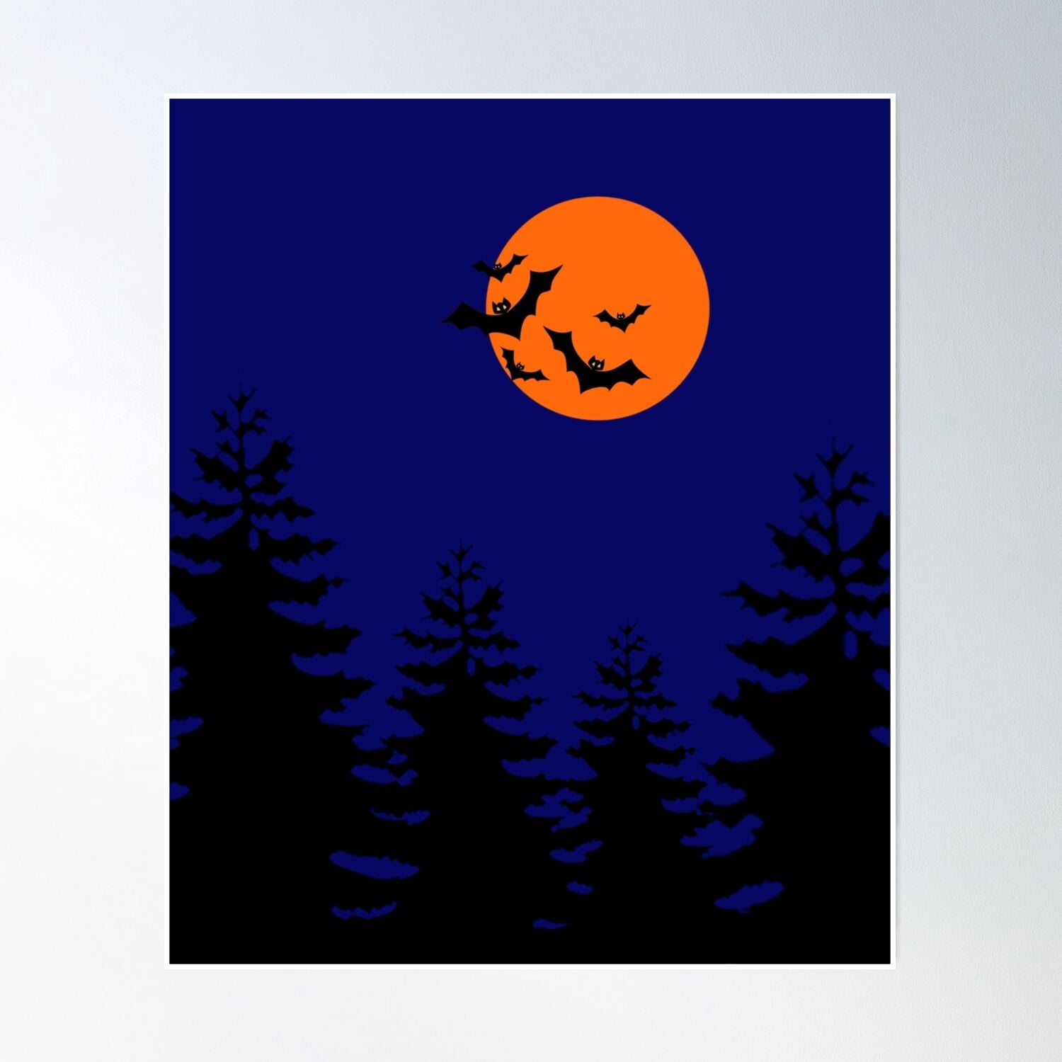 Beautiful Night Painting Poster Wall Art, Modern Wall Decor, 16x24 ...
