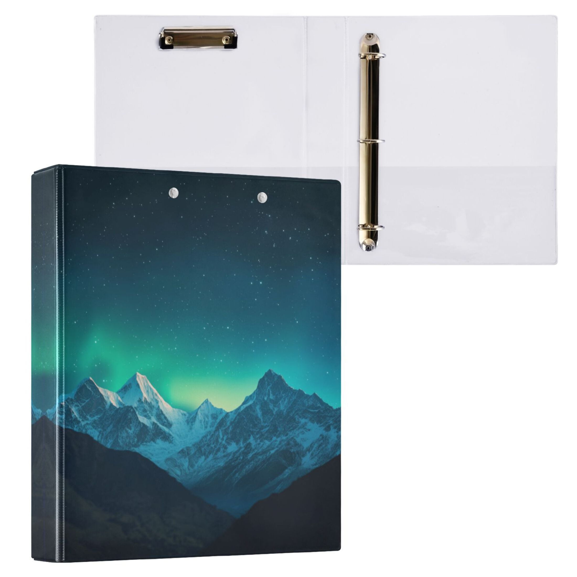 Beautiful Night Sky 3 Ring Hardcover Binders 1.5in Round Rings for ...