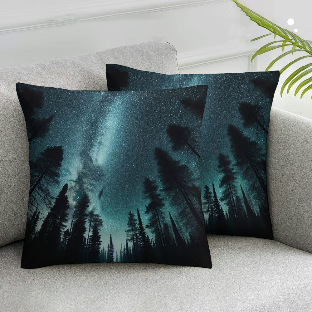 Beautiful Night Sky Pillow Cover The and The Trees Pillow case, Sublime ...