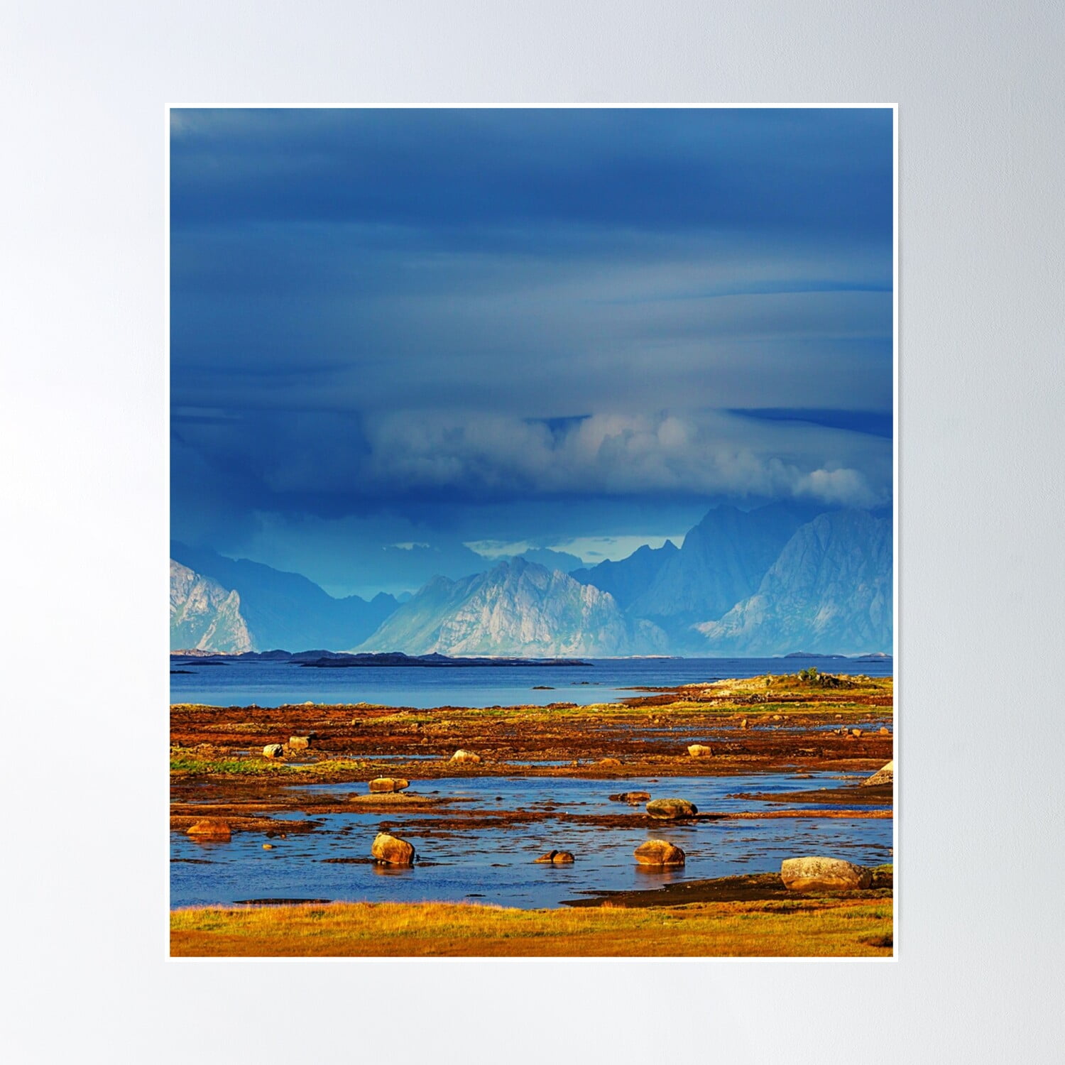 Beautiful Ocean View Poster Wall Art, Modern Wall Decor, 24x36 UNFRAMED ...