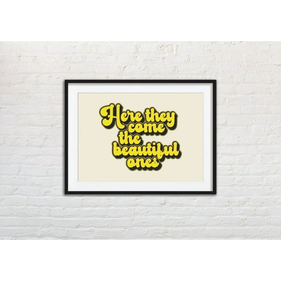 Beautiful Ones Song Lyrics Poster Suede Quote Print Indie Music Wall ...