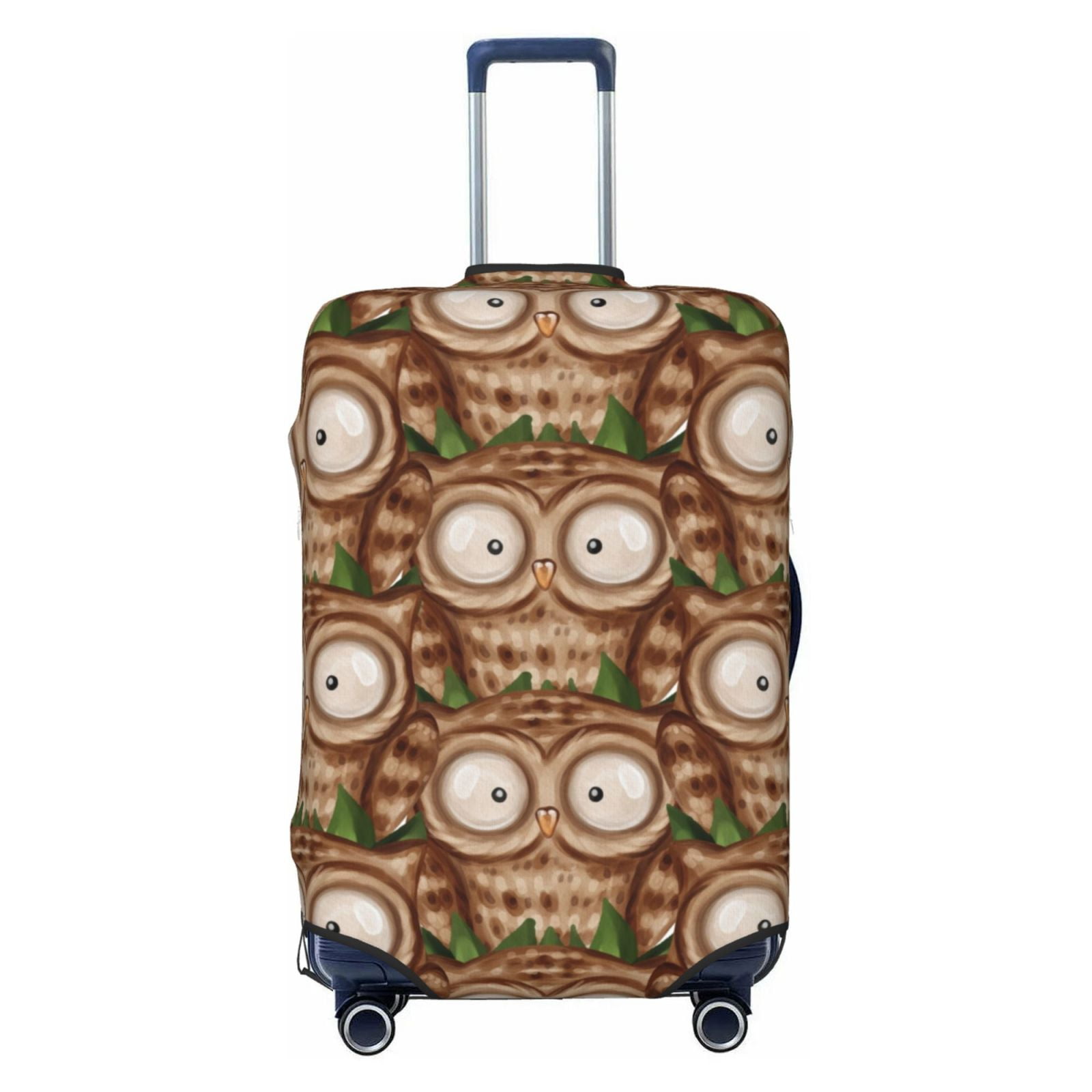 Beautiful Owl Luggage Covers Protector, Scratch Resistant Suitcase ...