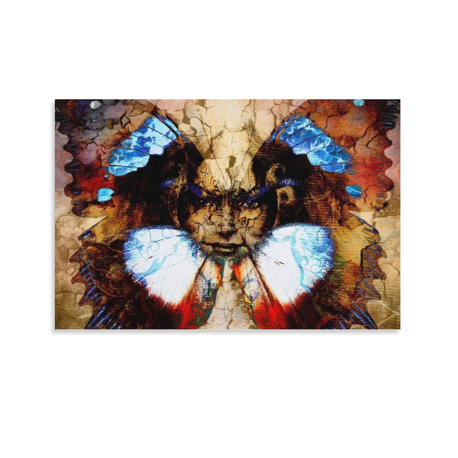 Beautiful Painting Goddess Woman with Ornamental Mandala And Color ...