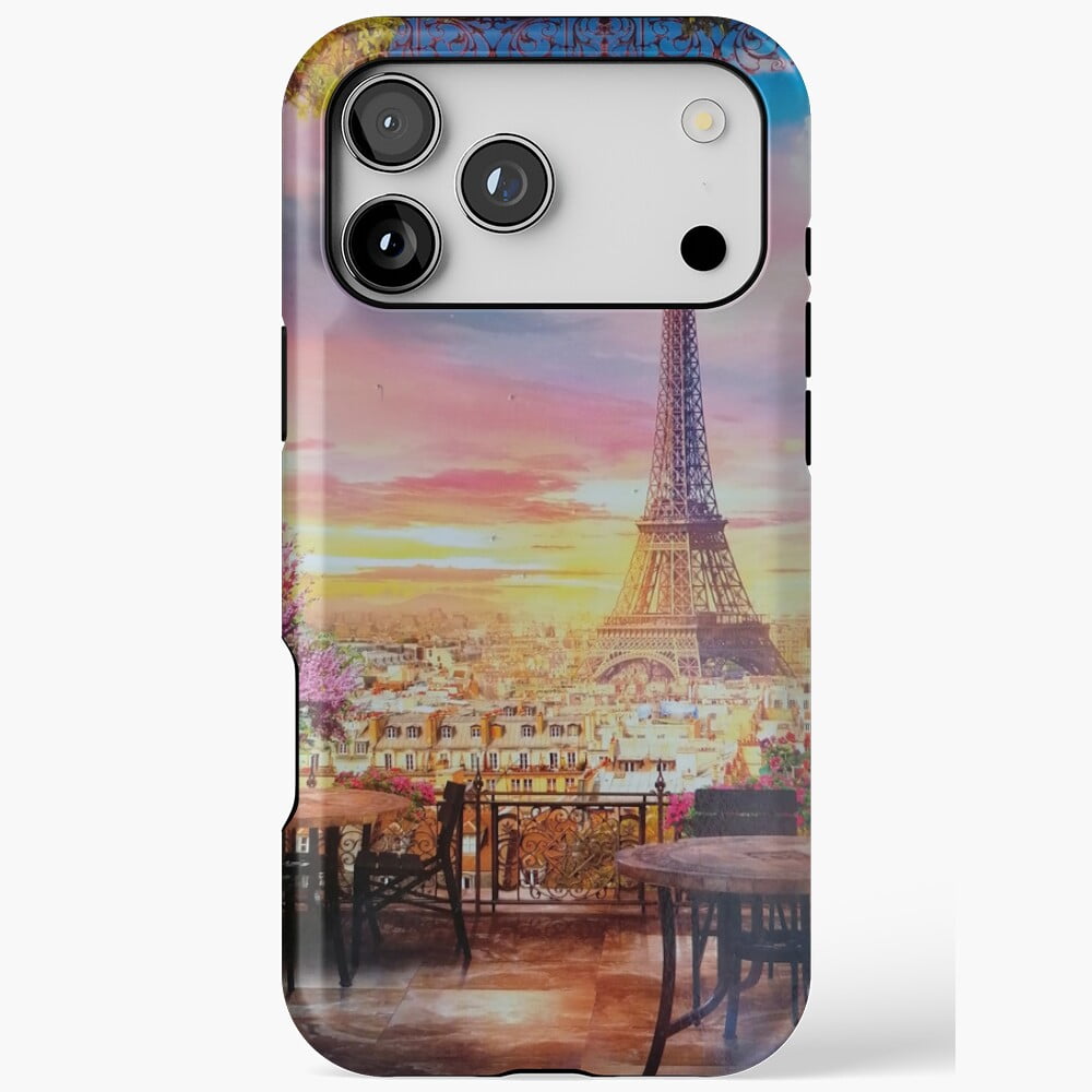 Beautiful Paris In Spring Landscape iPhone Case 17 16 15 14 13 12 11 ...