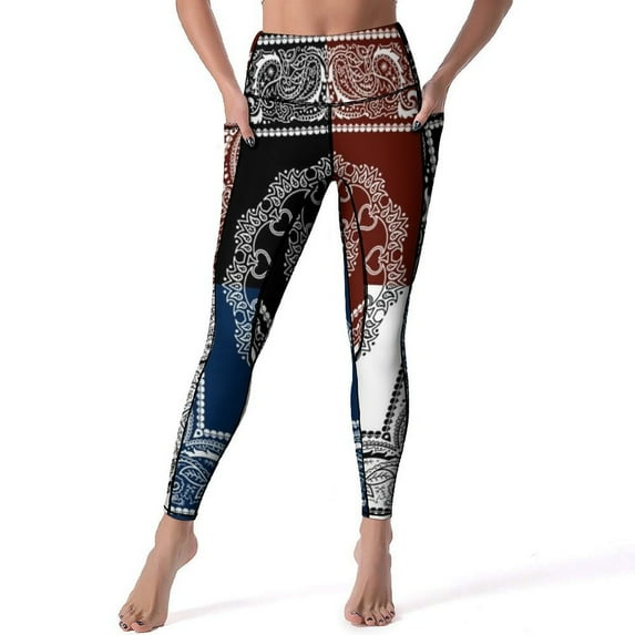 Beautiful Pattern Paisley Bandana Leggings Gym Wear Gym Sportswear ...