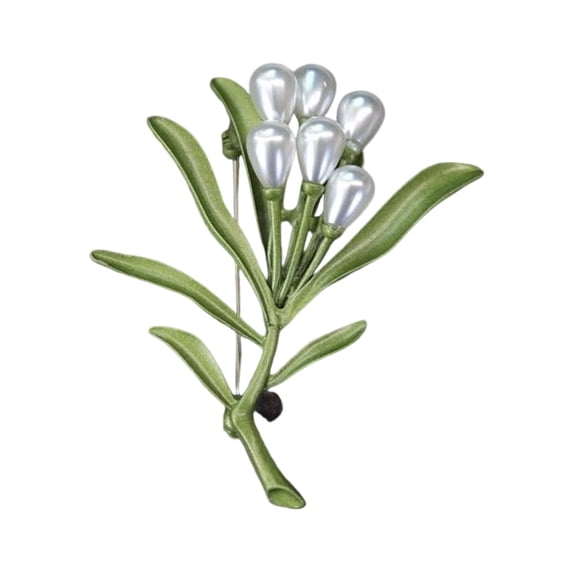 Beautiful Plant Pins Metal Brooches Nature Theme Jewelry Unique Badges ...