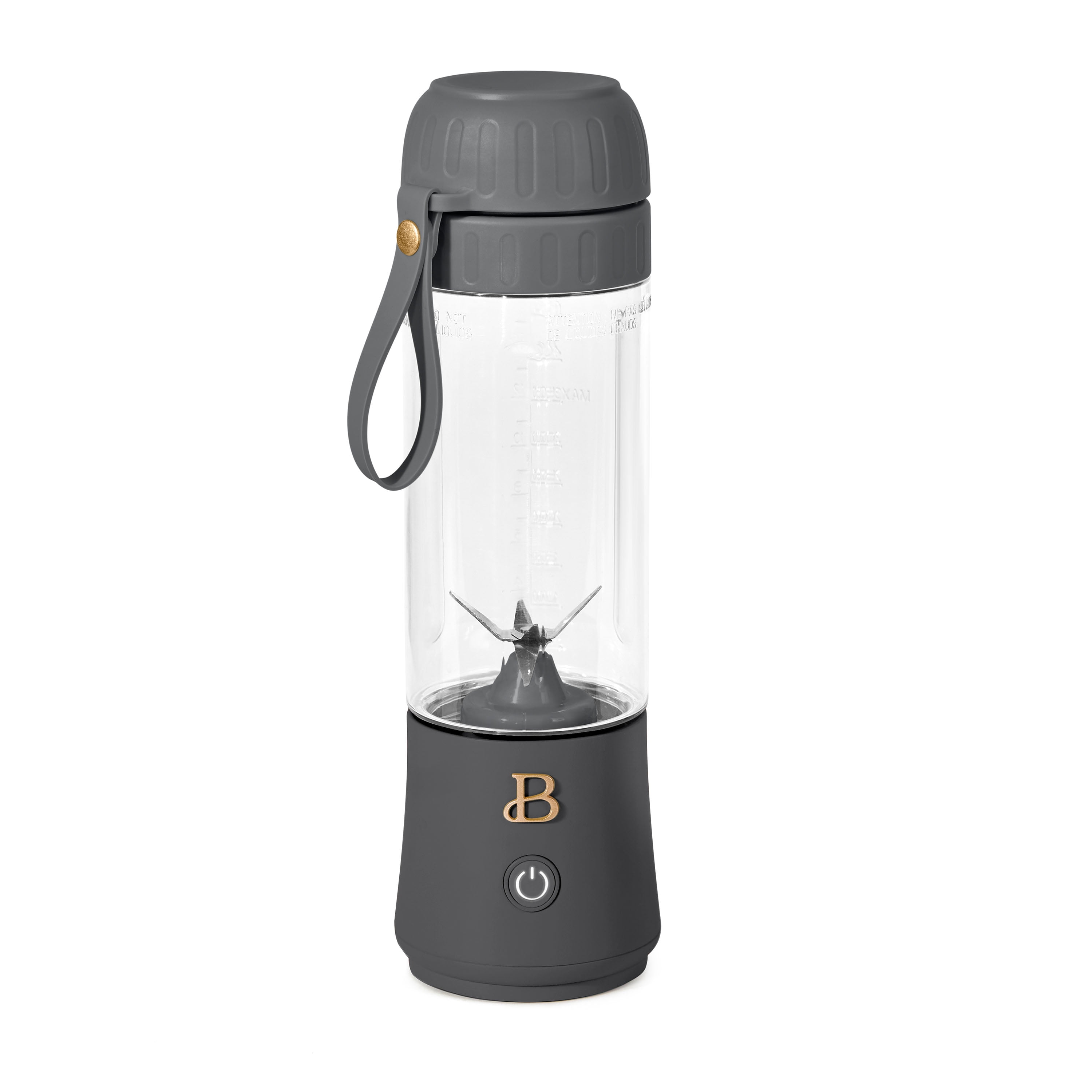 Beautiful Portable To-Go Blender 2.0, 70 W, 16 oz, Oyster Grey ...